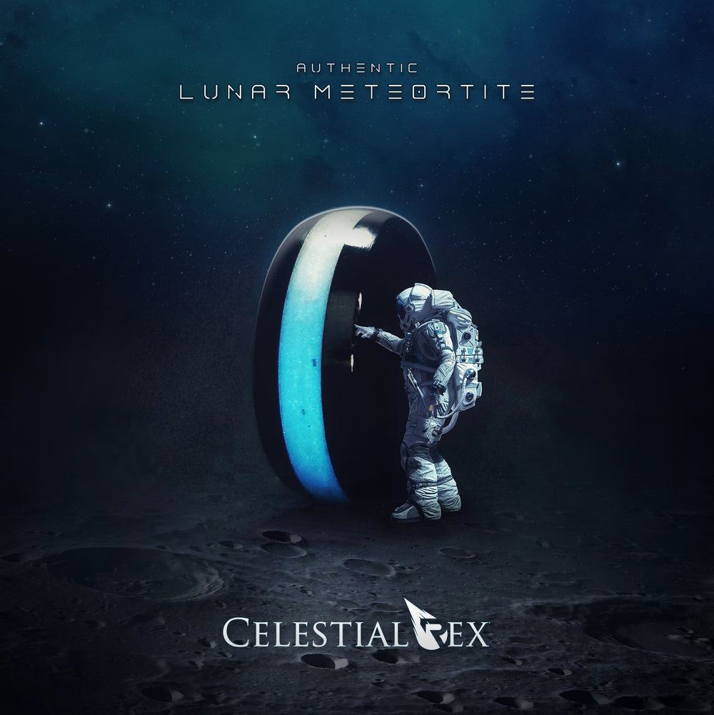 Lunar Meteorite Rings - Celestial Rex
