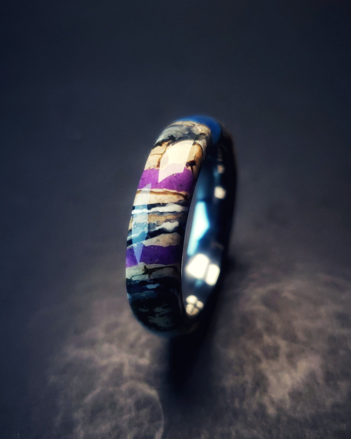 Mammoth Tooth Purple Glow Ring - Celestial Rex