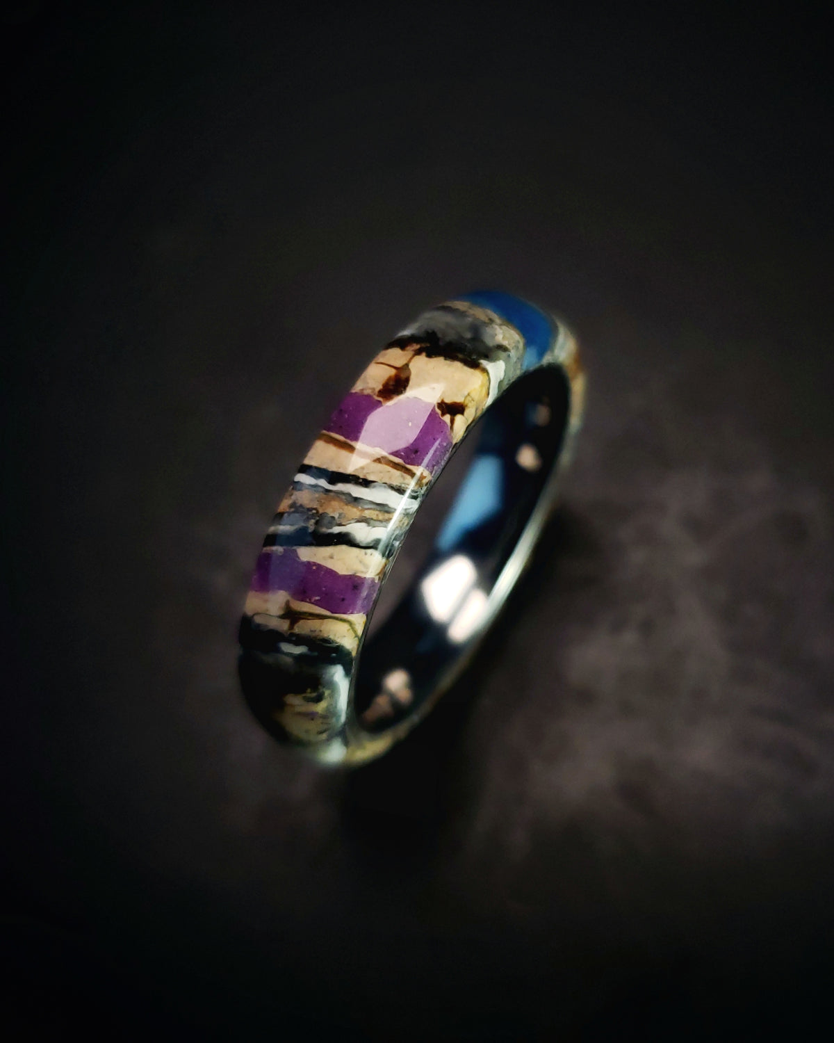 Mammoth Tooth Purple Glow Ring - Celestial Rex