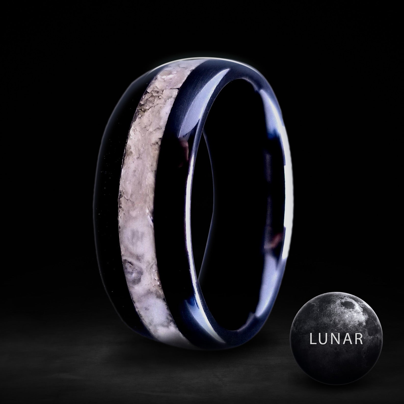 Lunar Meteorite Rings - Celestial Rex