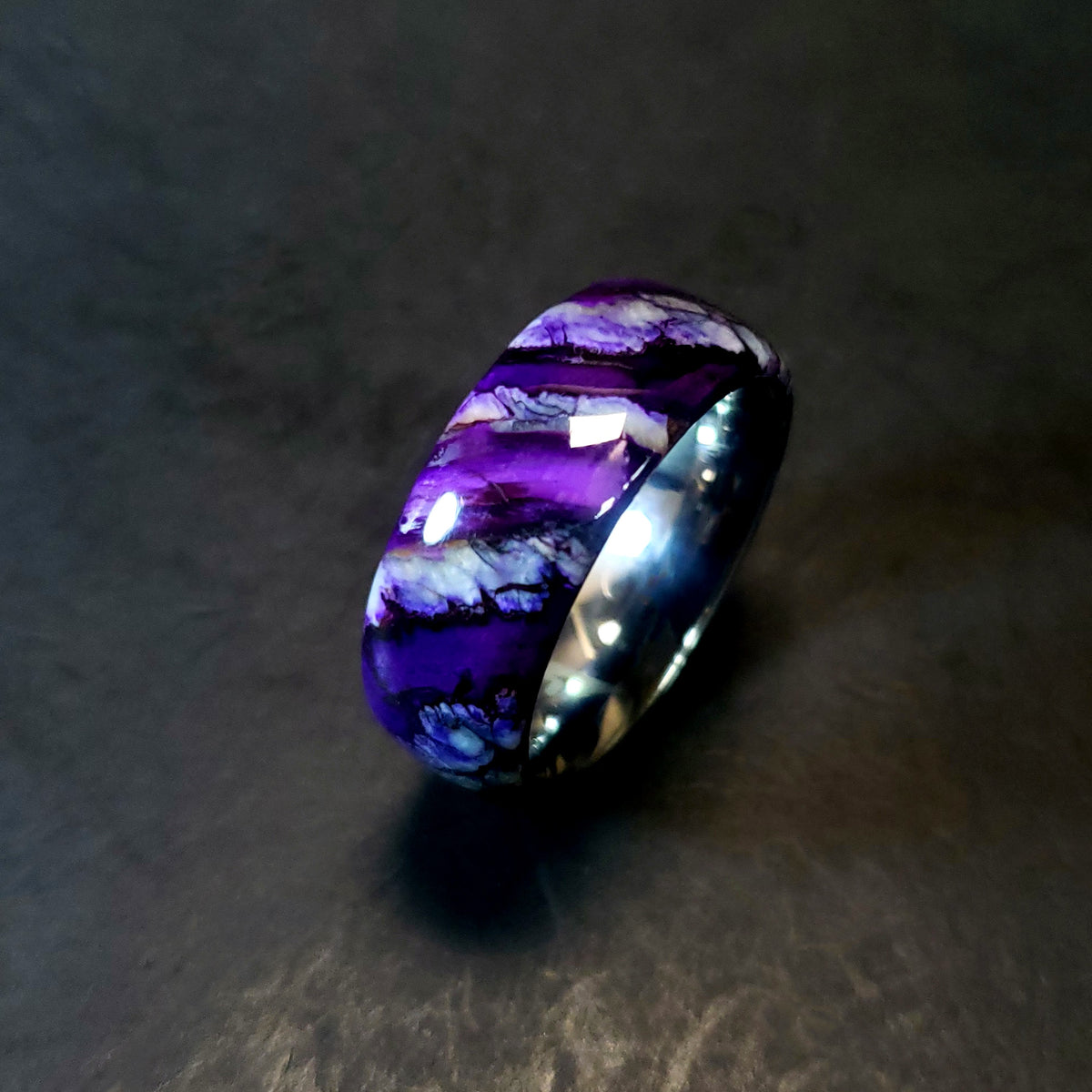 Purple Mammoth Tooth Ring - Celestial Rex